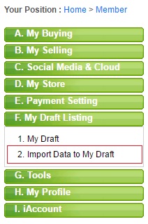 How to Import Bulk Data/CSV File – Lelong Help